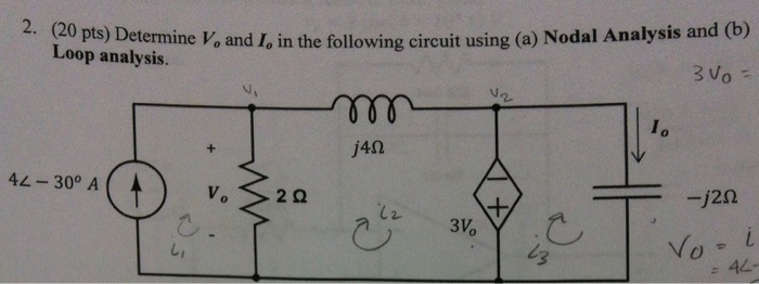 Solved 2. (20 pts) Determine Vo and Io in the following | Chegg.com Solved 2. (20 pts) Determine Vo and Io in the following | Chegg.com