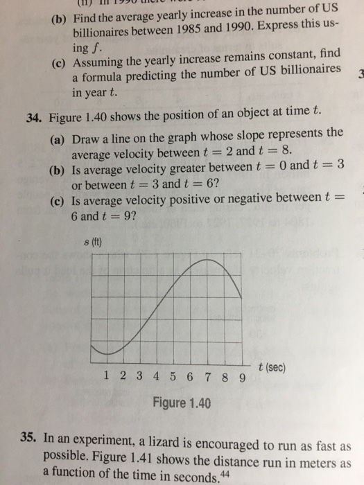 Solved Figure 1 40 Shows The Position Of An Object At Time