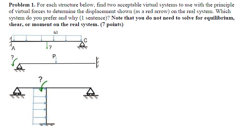 Solved Problem 1. For each structure below, find two | Chegg.com