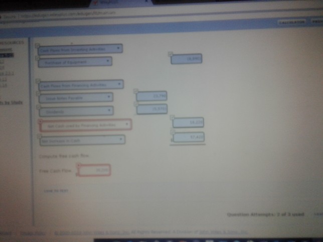 Compute net cash provided by operating activities, | Chegg.com
