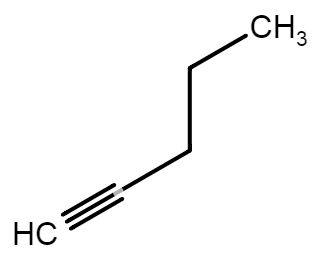 Solved Predict the product formed when 1-pentyne undergoes | Chegg.com