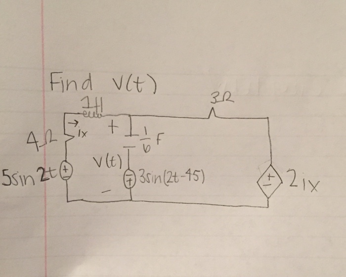 Solved Find V(t) | Chegg.com