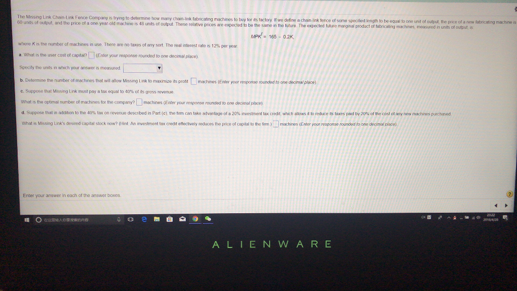 Solved The Missing Link Chain-Link Fence Company is trying | Chegg.com
