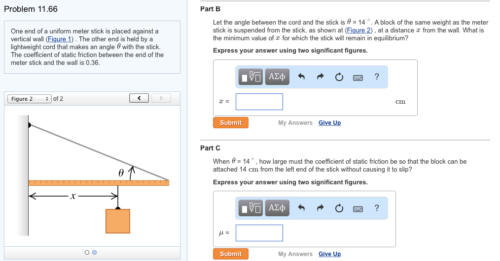 Solved One end of a uniform meter stick is placed against a | Chegg.com Solved One end of a uniform meter stick is placed against a | Chegg.com