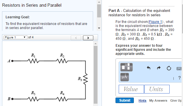 Solved Learning Goal: To find the equivalent resistance | Chegg.com