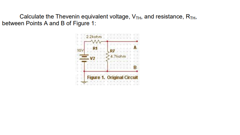 Solved Calculate the Thevenin equivalent voltage, VTH, and | Chegg.com