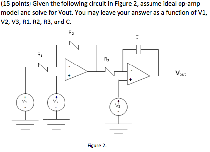 Solved Given the following circuit in Figure 2, assume ideal | Chegg.com
