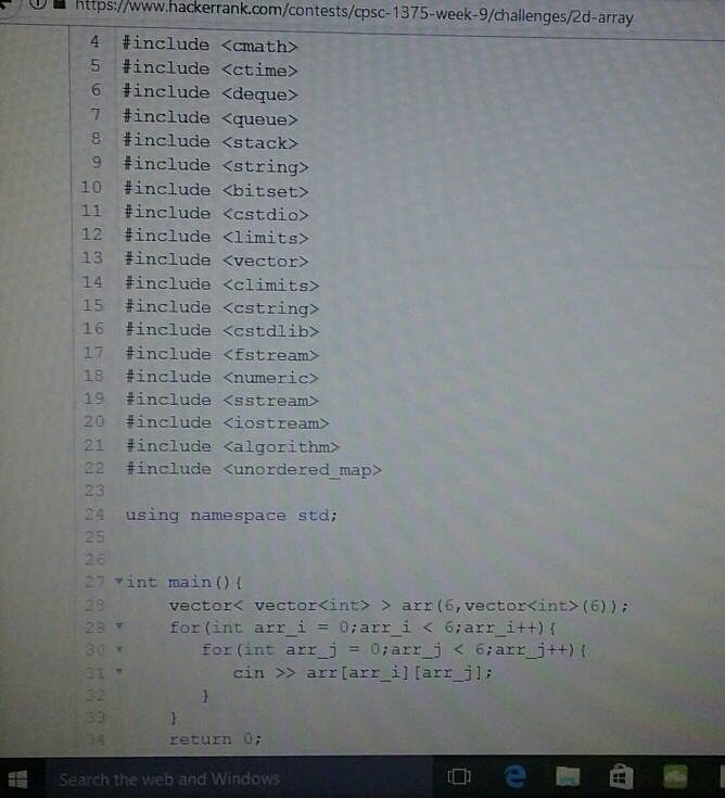 Solved Context Given a 6 × 6 2D Array. A: 1110θθ 1110θθ We | Chegg.com