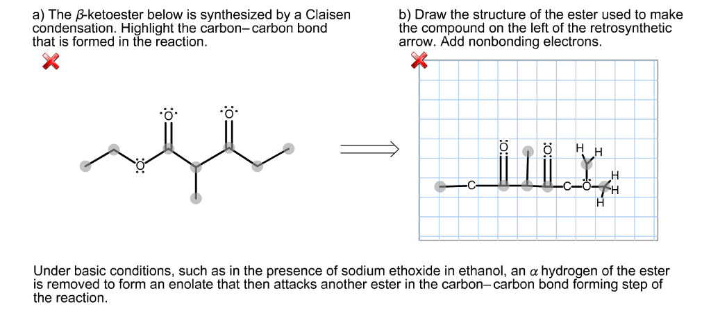 Solved b) Draw the structure of the ester used to make the | Chegg.com