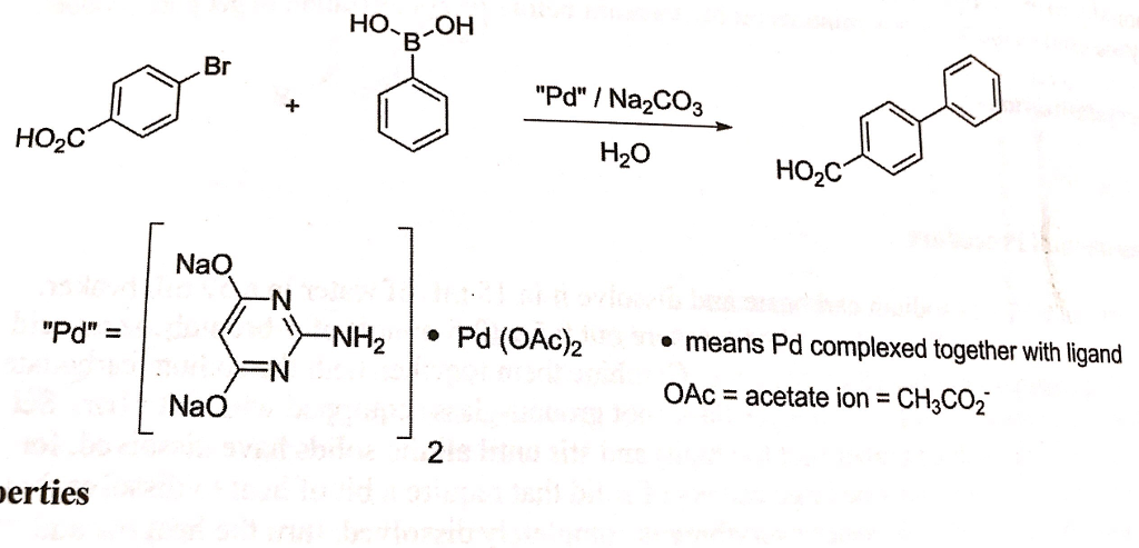 Solved Means Pd complexed together with ligand OAc = | Chegg.com