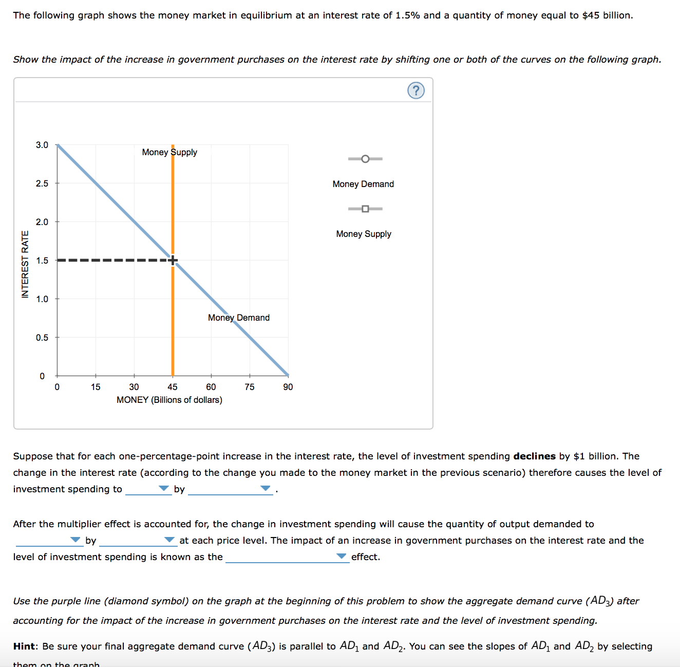 Suppose that for each one-percentage-point increase | Chegg.com Suppose that for each one-percentage-point increase | Chegg.com