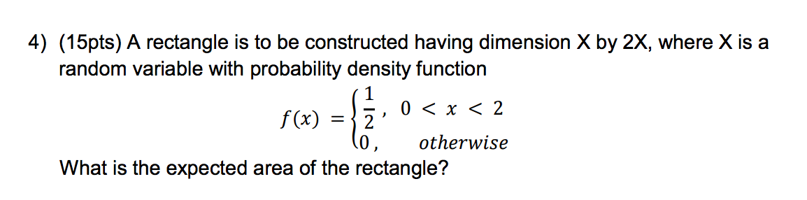 Solved A rectangle is to be constructed having dimension X | Chegg.com