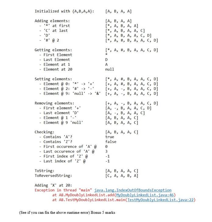 Solved Doubly Linked Question (JAVA)... See attached classes | Chegg.com