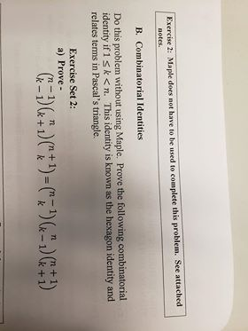 Solved Exercise 2: Maple does not have to be used to | Chegg.com