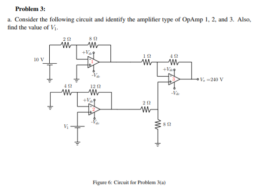 Solved Problem 3: a. Consider the following circuit and | Chegg.com