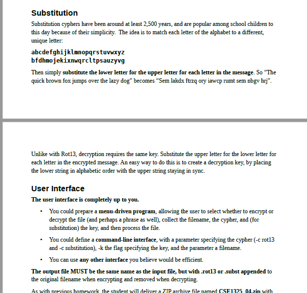 Assignment Overview Cryptography is the science of | Chegg.com