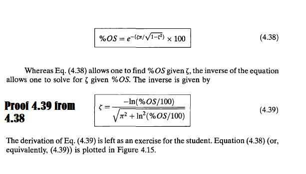 Solved (4.38) Whereas Eq. (4.38) allows one to find %os | Chegg.com
