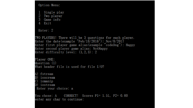 Solved This is to be a game program, starting with a simple | Chegg.com