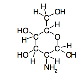 Solved 8) Determine the molecular formula for glucosamine | Chegg.com
