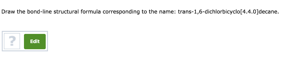 Solved Draw the bond-line structural formula corresponding | Chegg.com