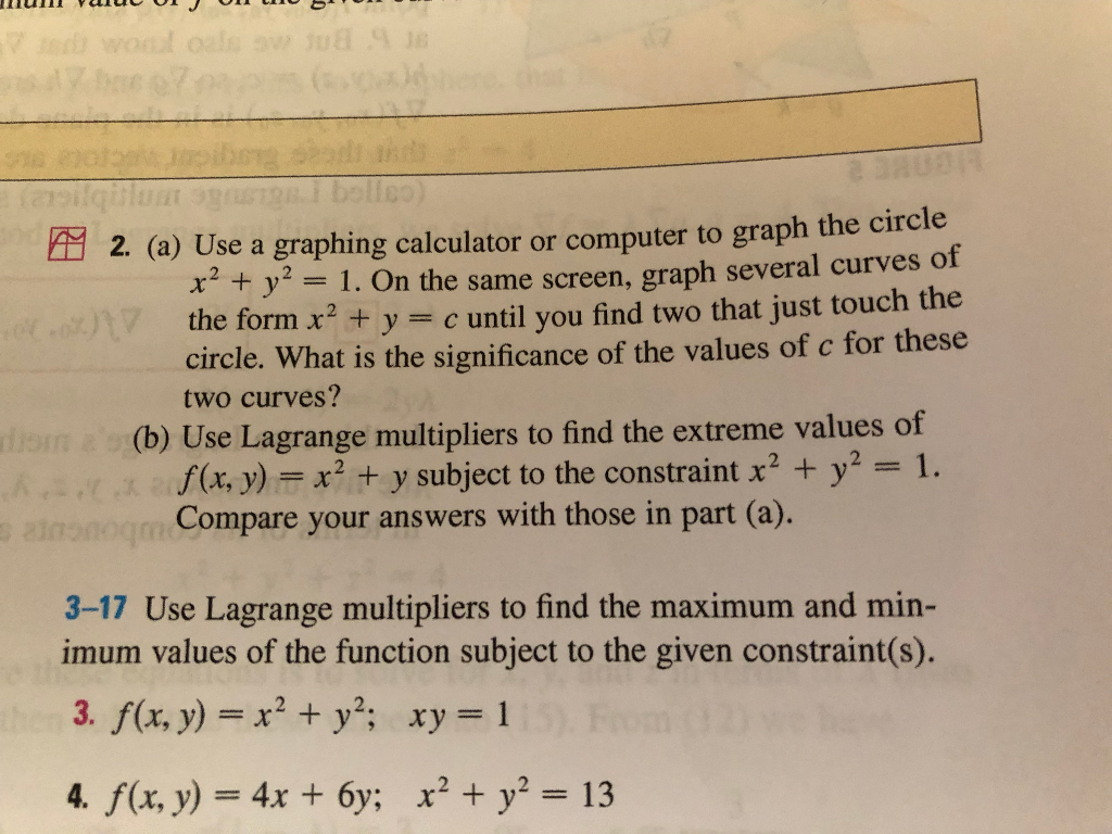 Solved 2. (a) Use a graphing calculator or computer to graph | Chegg.com
