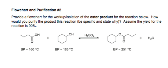 Solved Flowchart and Purification #1 Provide a flowchart for | Chegg.com