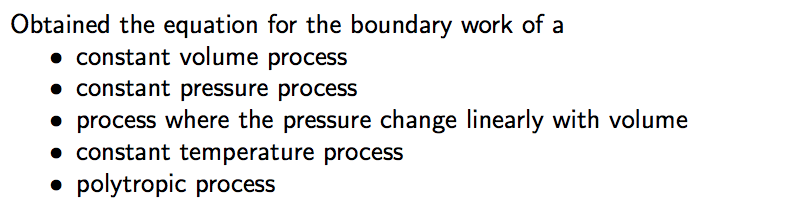 Solved Obtained the equation for the boundary work of a | Chegg.com