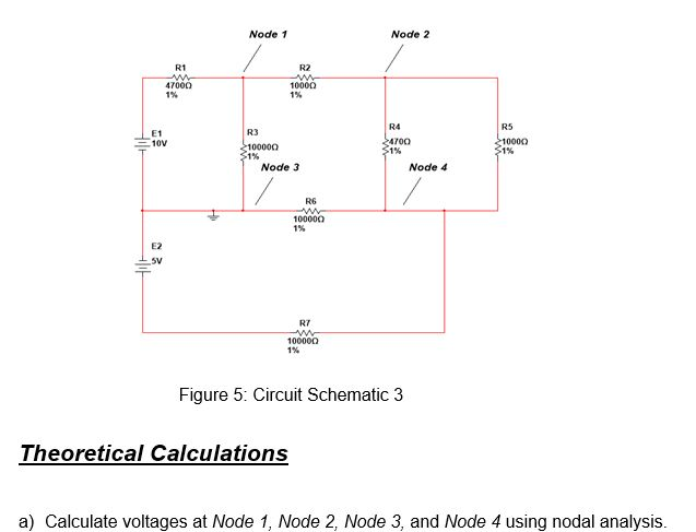 Solved Node 1 Node 2 R1 R2 4700Ω 1 1000 1 R4 470Ω R5 10000 