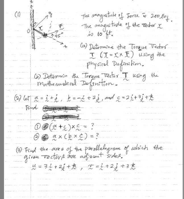 Solved The magnitude of Force to 200 log. The magnitude | Chegg.com