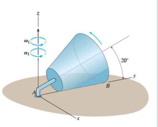 Solved The conical spool rolls on the plane without | Chegg.com
