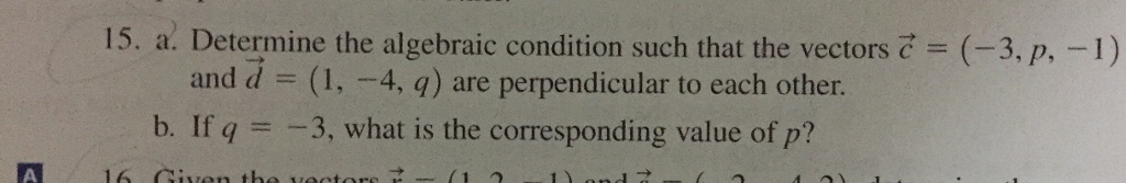 Solved Determine the condition such that these vectors | Chegg.com