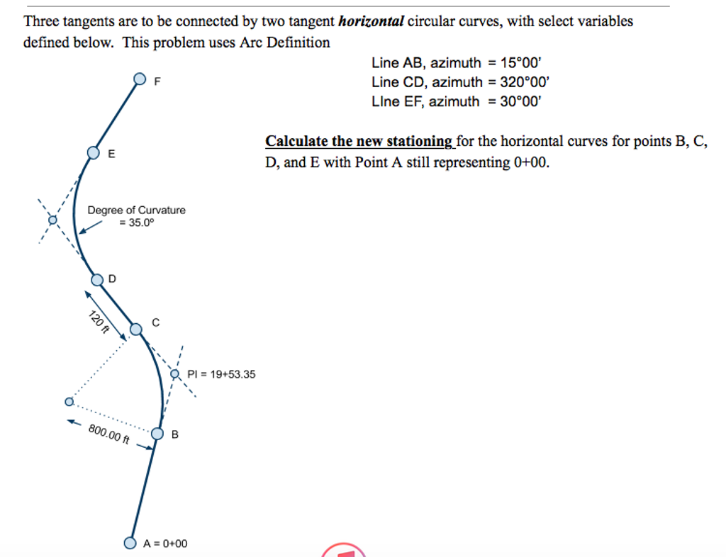 Three tangents are to be connected by two tangent | Chegg.com