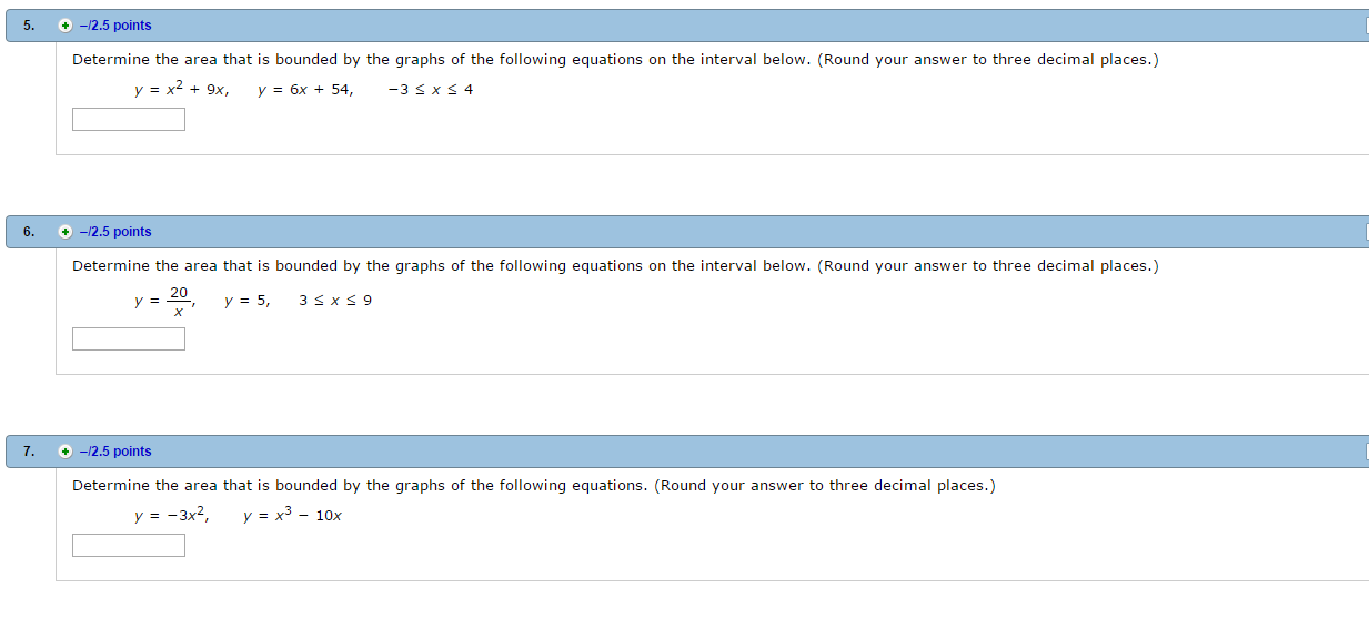 Solved Determine the area that is bounded by the graphs of | Chegg.com