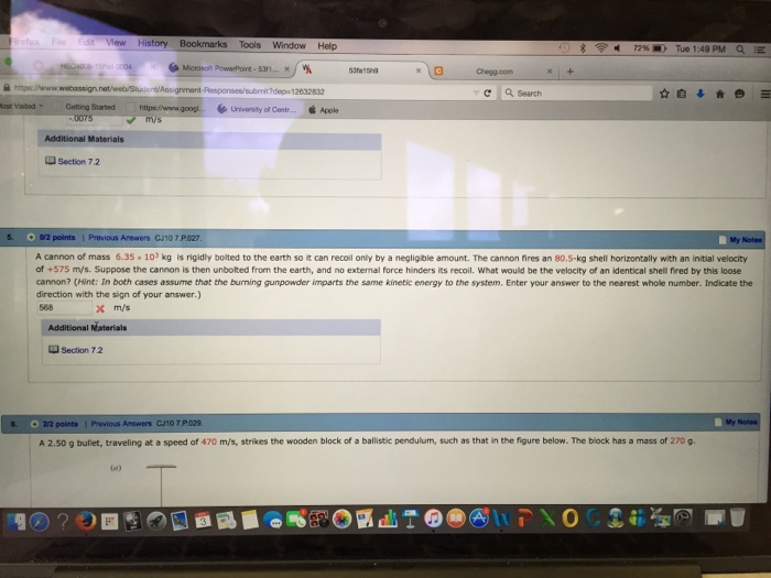 Solved ew History Bookmarks Tools Window Help Search ost | Chegg.com