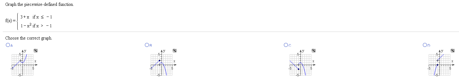 Solved Graph the piecewise-defined function. f(x) = {3 + x | Chegg.com