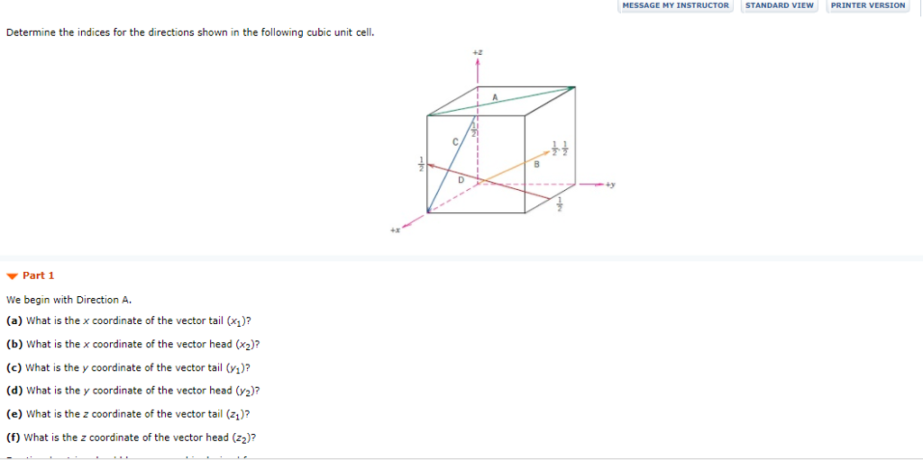 Solved MESSAGE MY INSTRUCTOR STANDARD VIEW PRINTER VERSION | Chegg.com