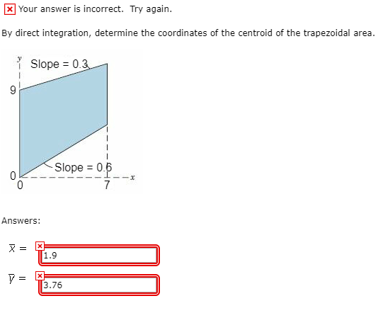 Solved Your answer is incorrect. Try again. By direct | Chegg.com