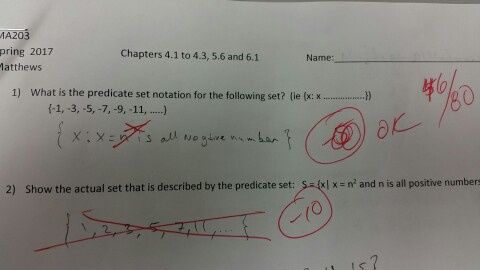 Solved MA203 pring 2017 Chapters 4.1 to 4.3, 5.6 and 6.1 | Chegg.com
