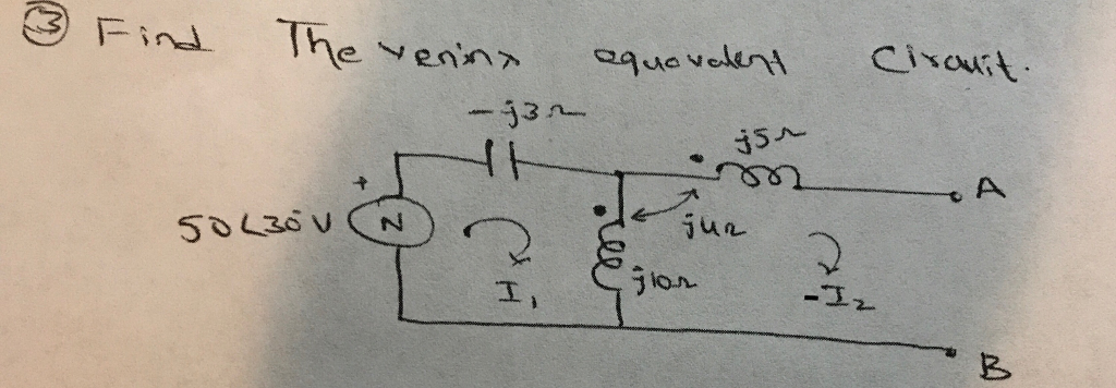 Solved Find The venin equivalent circuit | Chegg.com