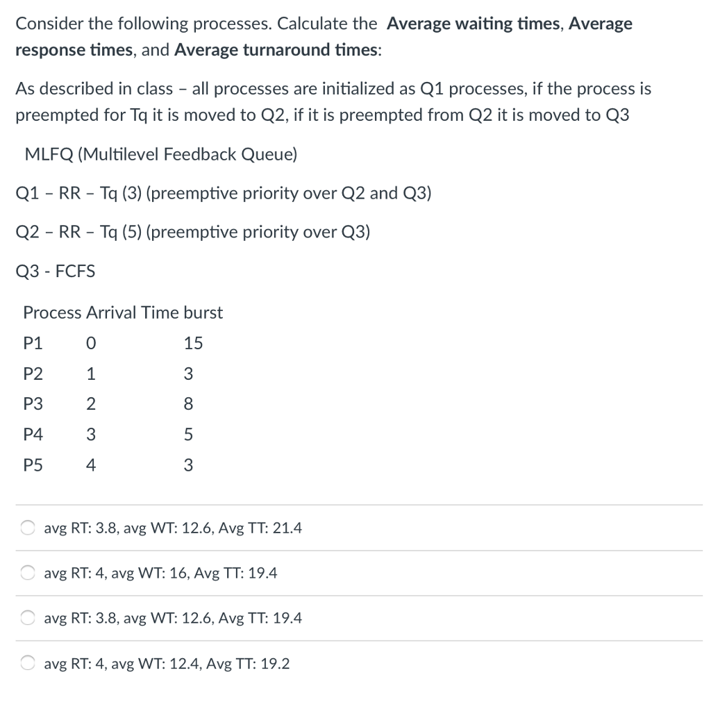 Consider the following processes. Calculate the | Chegg.com