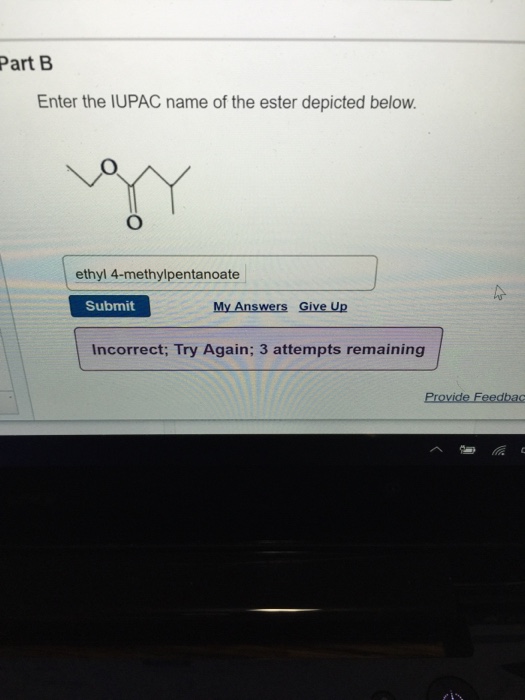 Solved Submit My Answers Give Up Correct Part D Name the | Chegg.com