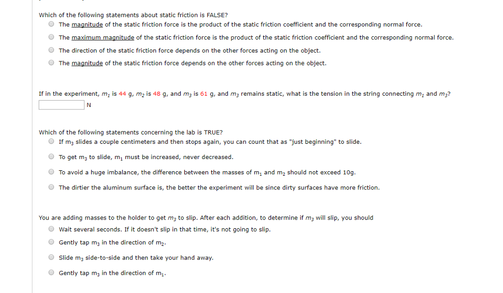 Solved Which of the following statements about static | Chegg.com