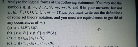 Solved Analyze the logical forms of the following | Chegg.com