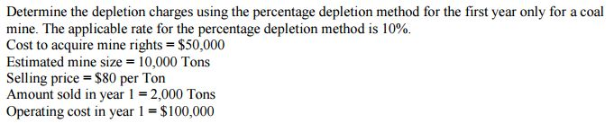 Solved Determine the depletion charges using the percentage | Chegg.com