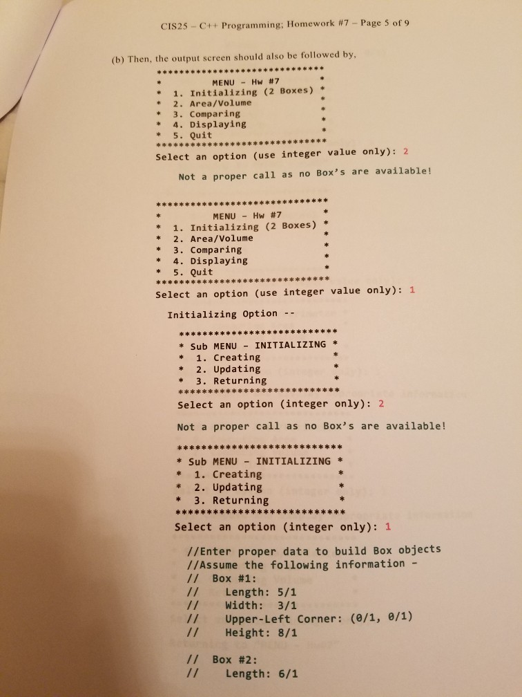 CIS25-C++ Programming; Homework #7 _ Page 1 of 9 | Chegg.com