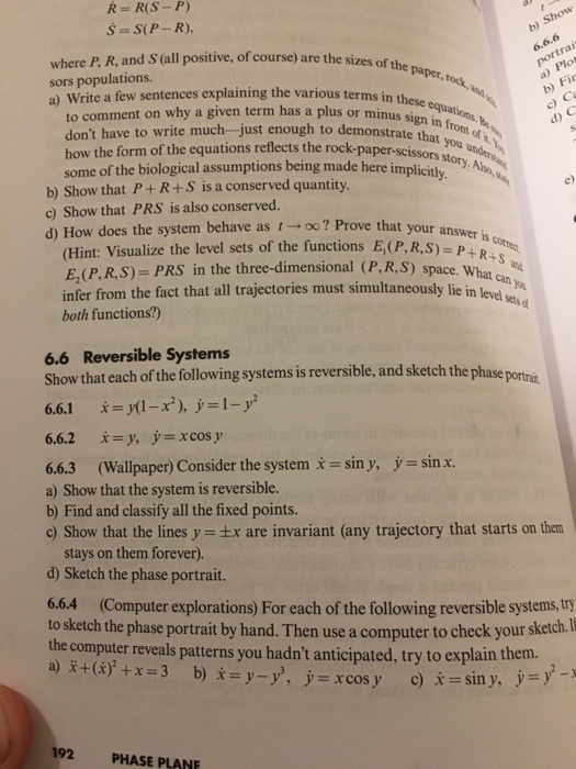 Solved Show that each of the following systems is | Chegg.com