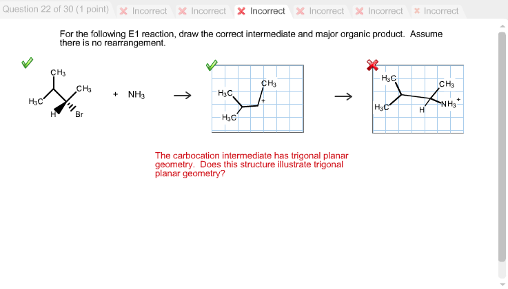 Solved For the following E1 reaction, draw the correct | Chegg.com