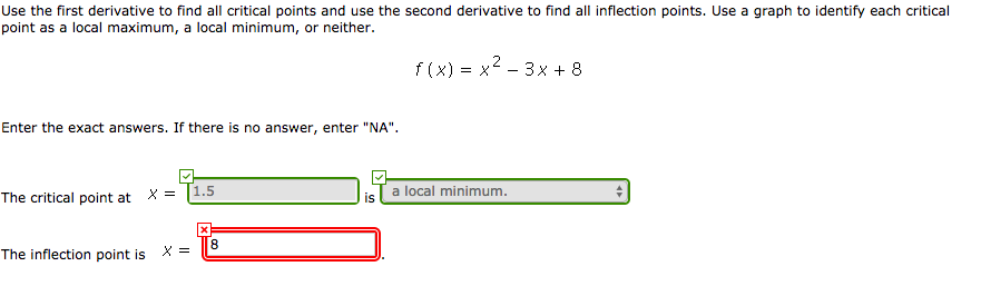 Solved Use the first derivative to find all critical points | Chegg.com
