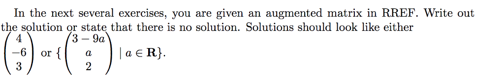 Solved In the next several exercises, you are given an | Chegg.com