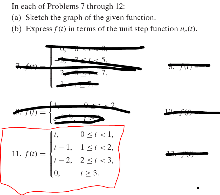 Solved In each of Problems 7 through 12 (a) Sketch the graph | Chegg.com Solved In each of Problems 7 through 12 (a) Sketch the graph | Chegg.com